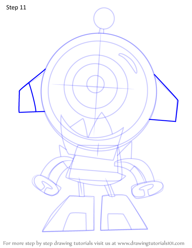 How to Draw Naut from Mixels (Mixels) Step by Step ...