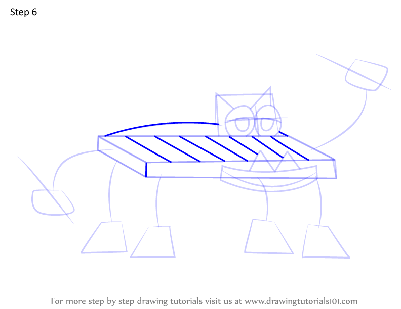 How to Draw Pling-Plong from Mixels (Mixels) Step by Step ...