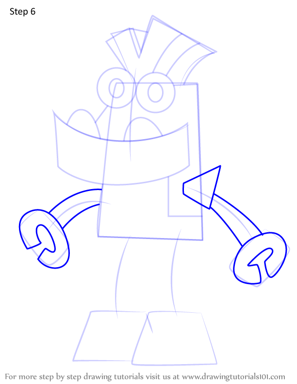 How to Draw Polare from Mixels (Mixels) Step by Step ...