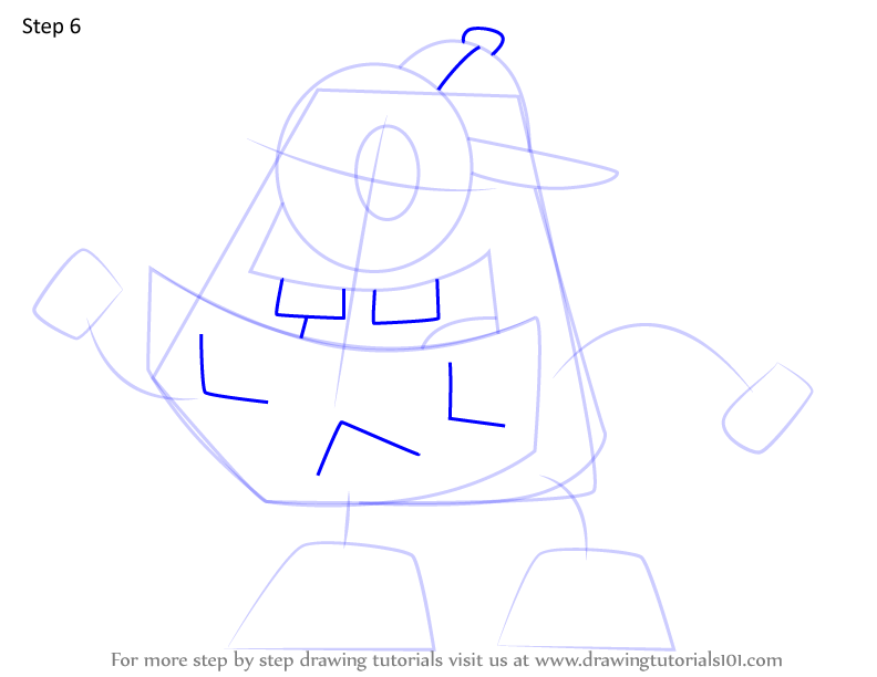 How to Draw Rocky from Mixels (Mixels) Step by Step ...