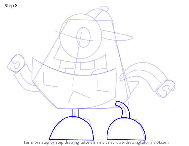 How to Draw Rocky from Mixels (Mixels) Step by Step ...