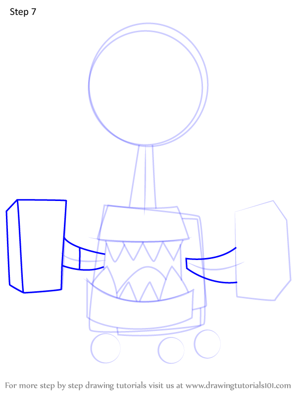 How to Draw Skrubz from Mixels (Mixels) Step by Step ...