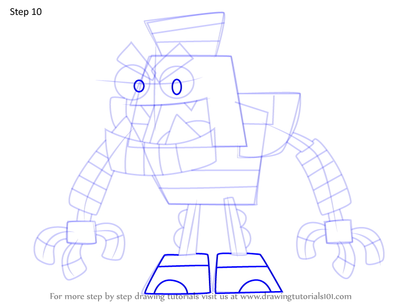 How to Draw Steemur from Mixels (Mixels) Step by Step ...