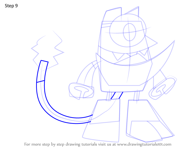 How to Draw Teslo from Mixels (Mixels) Step by Step ...