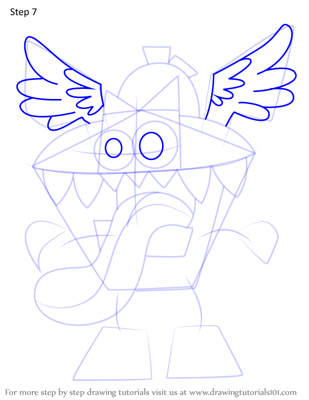 How to Draw Tungster from Mixels (Mixels) Step by Step ...