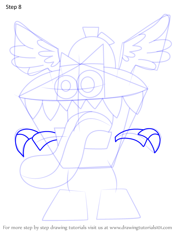 How to Draw Tungster from Mixels (Mixels) Step by Step ...