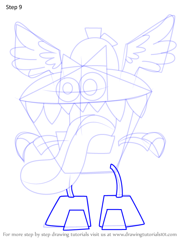 How to Draw Tungster from Mixels (Mixels) Step by Step ...