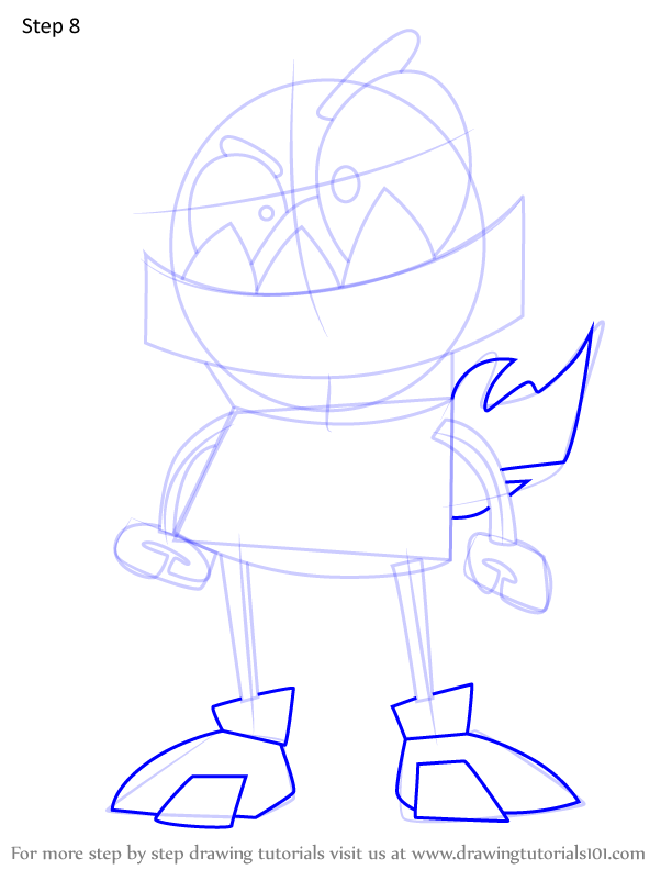 How to Draw Zorch from Mixels (Mixels) Step by Step ...