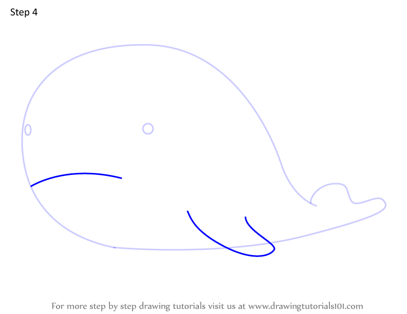 How to Draw Big Whale from Molang (Molang) Step by Step ...