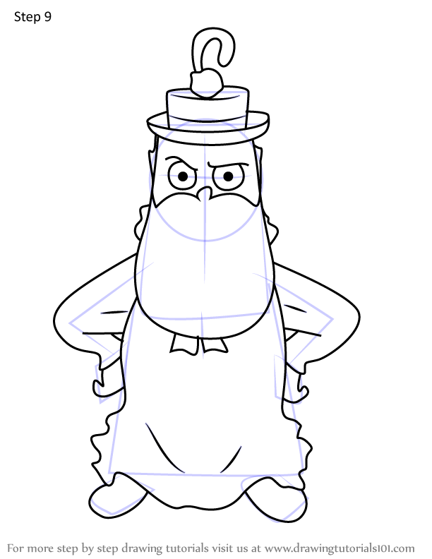 How to Draw Aunt Jane from Moomins (Moomins) Step by Step ...