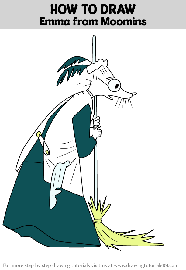 How to Draw Emma from Moomins (Moomins) Step by Step ...