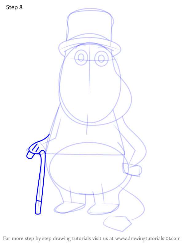 How to Draw Moominpappa from Moomins (Moomins) Step by Step ...