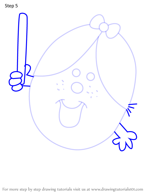 How to Draw Little Miss Magic from Mr. Men (Mr. Men) Step by Step ...