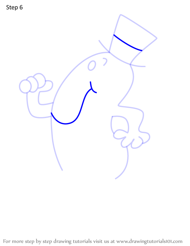 How to Draw Mr. Busy from Mr. Men (Mr. Men) Step by Step ...