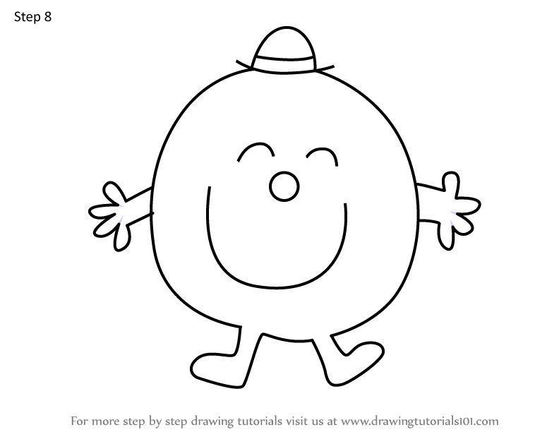 How to Draw Mr. Cheerful from Mr. Men (Mr. Men) Step by Step ...