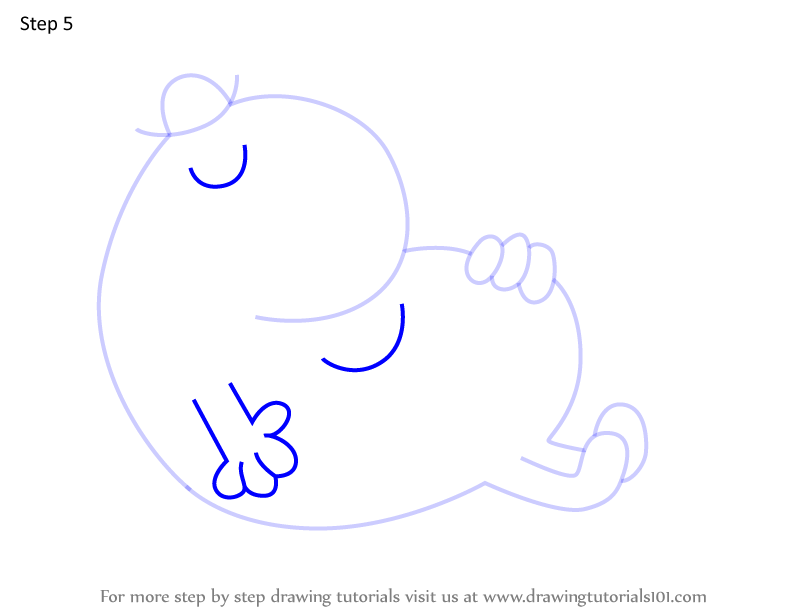 How to Draw Mr. Lazy from Mr. Men (Mr. Men) Step by Step ...