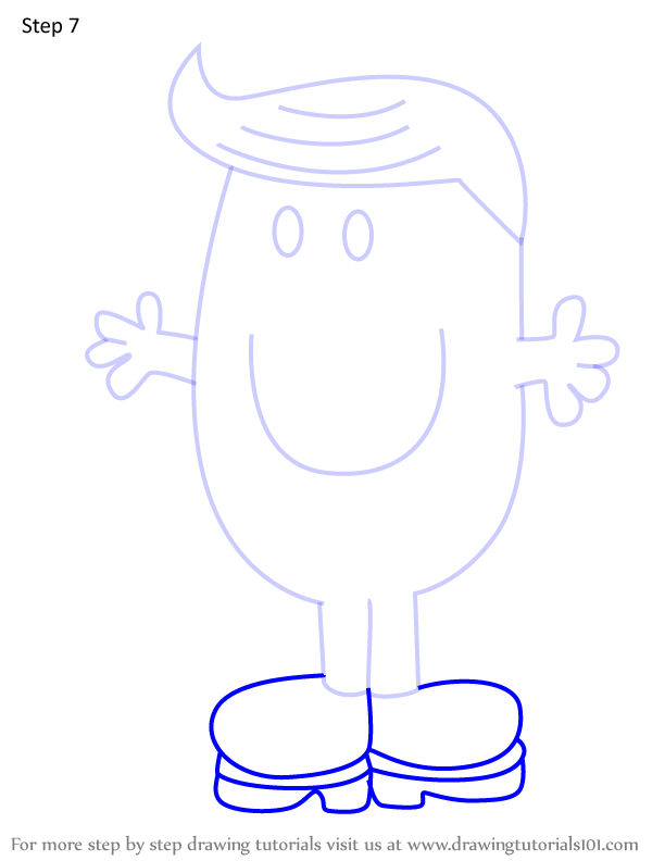 How to Draw Mr. Marvellous from Mr. Men (Mr. Men) Step by Step ...