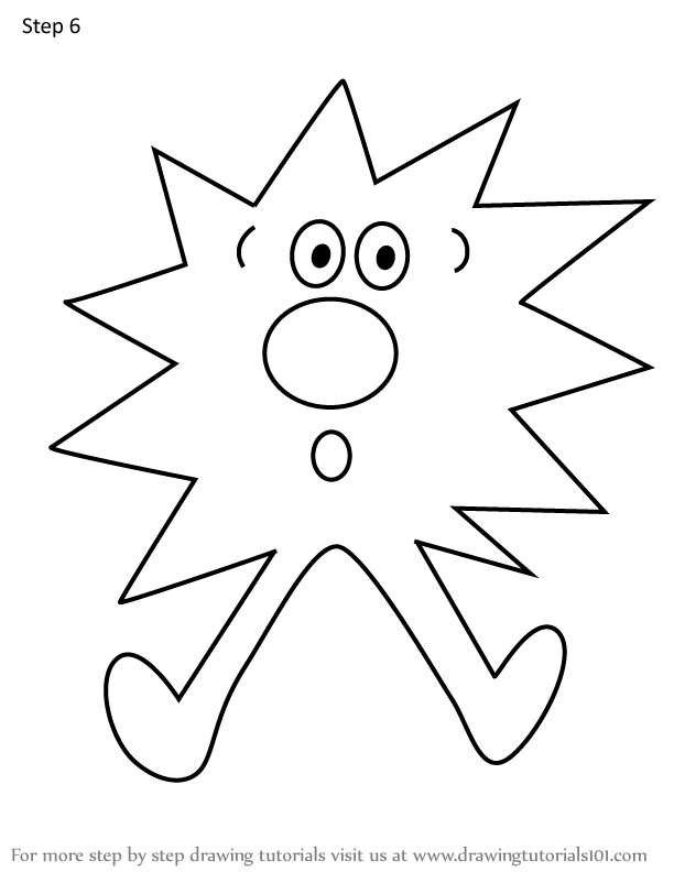 How to Draw Mr. Sneeze from Mr. Men (Mr. Men) Step by Step ...