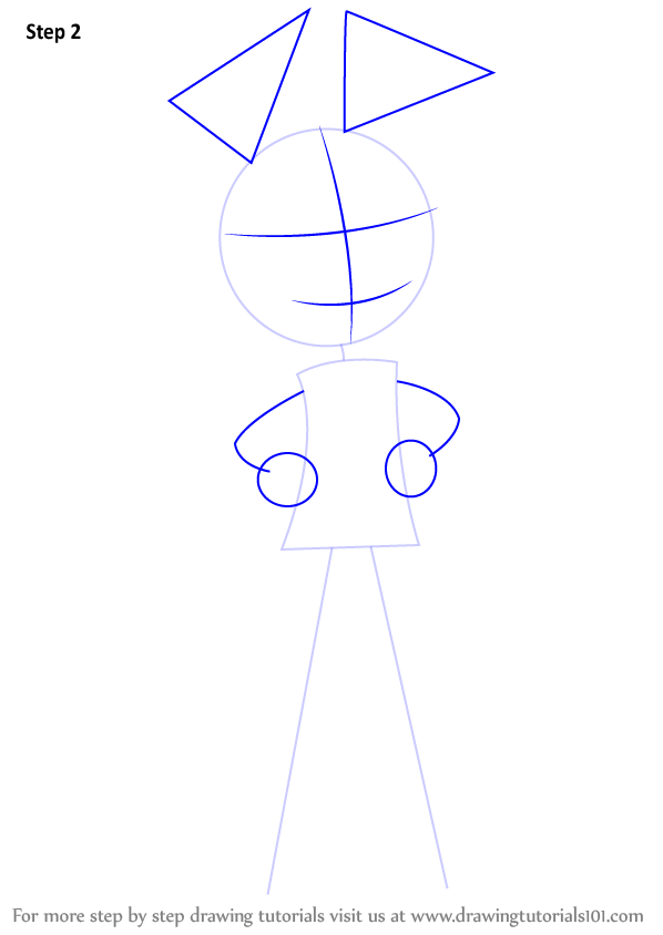 How to Draw Jenny Wakeman from My Life as a Teenage Robot (My Life as a ...
