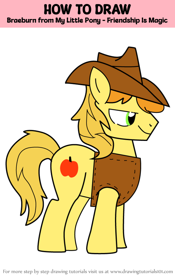 How to Draw Braeburn from My Little Pony - Friendship Is Magic (My ...