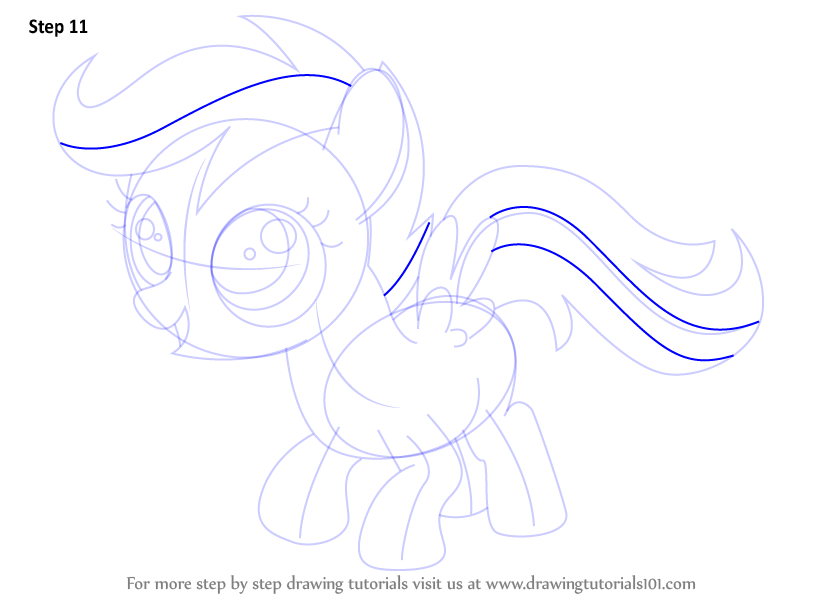 How to Draw Scootaloo from My Little Pony: Friendship Is Magic (My ...