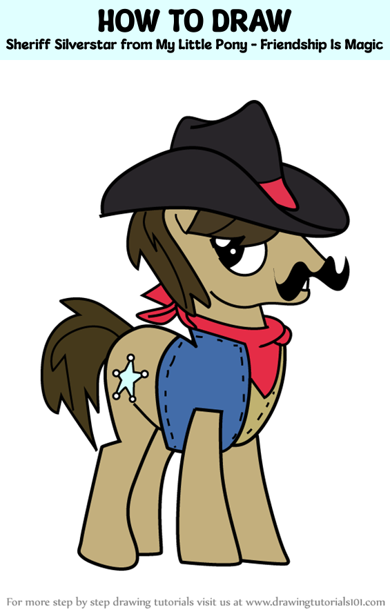 How to Draw Sheriff Silverstar from My Little Pony - Friendship Is ...