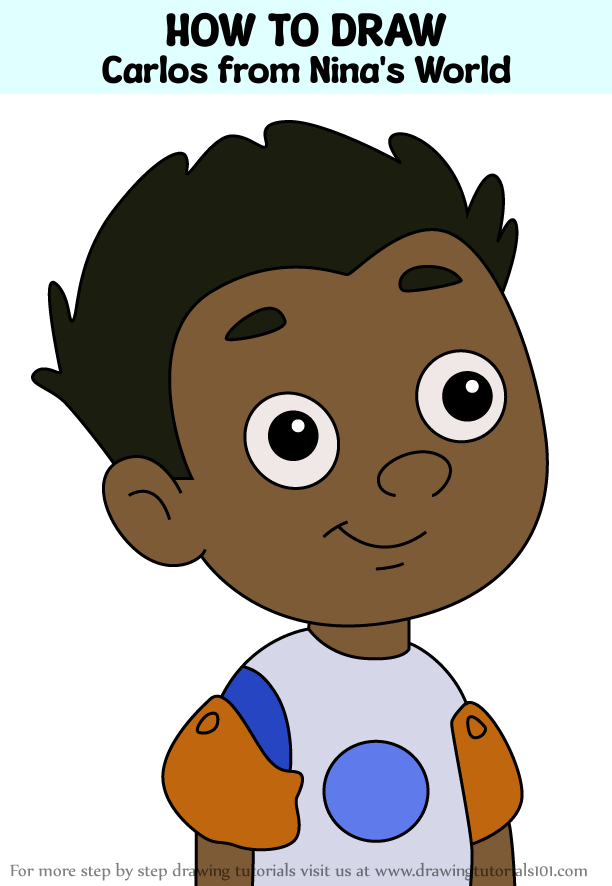 How to Draw Carlos from Nina's World (Nina's World) Step by Step ...