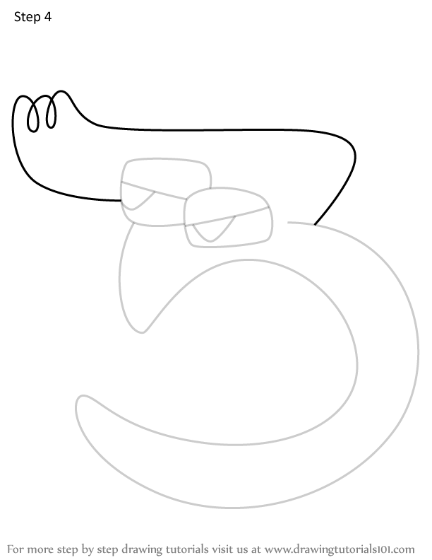 How to Draw Number 3 from Number Lore (Number Lore) Step by Step ...