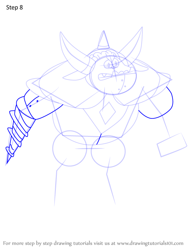How to Draw Big Bull Demon from OK K.O.! Let's Be Heroes (OK K.O.! Let ...