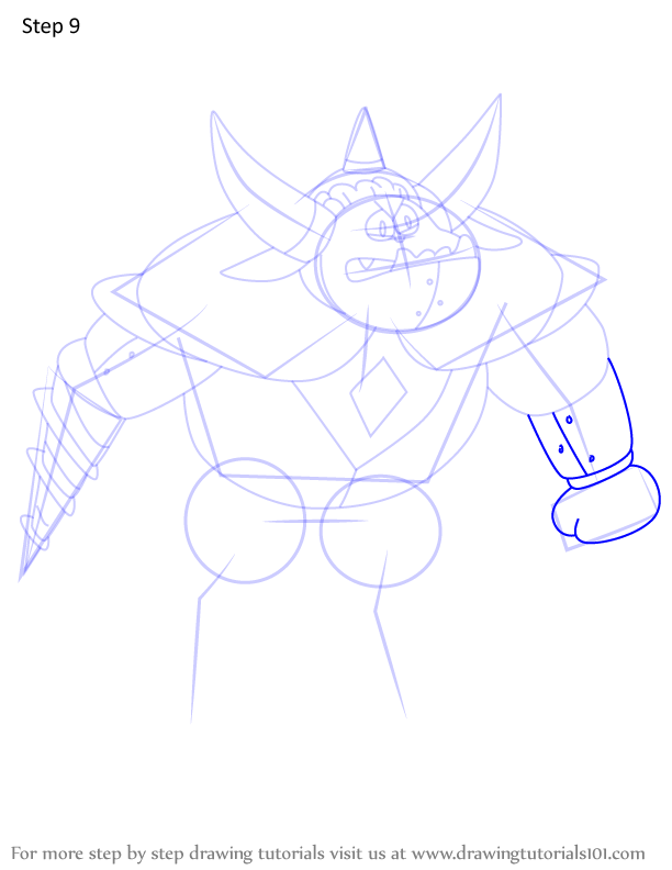 How to Draw Big Bull Demon from OK K.O.! Let's Be Heroes (OK K.O.! Let ...