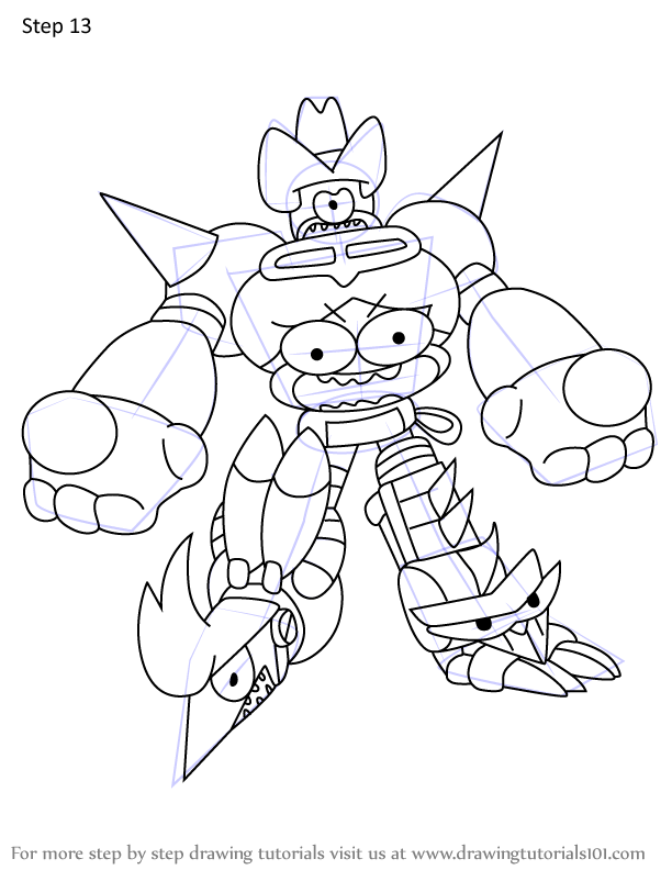 How to Draw Boxbot Prime from OK K.O.! Let's Be Heroes (OK K.O.! Let's ...