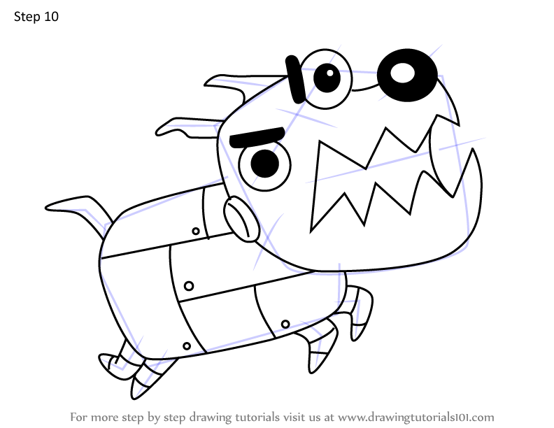 How to Draw Double Beat from OK K.O.! Let's Be Heroes (OK K.O.! Let's ...