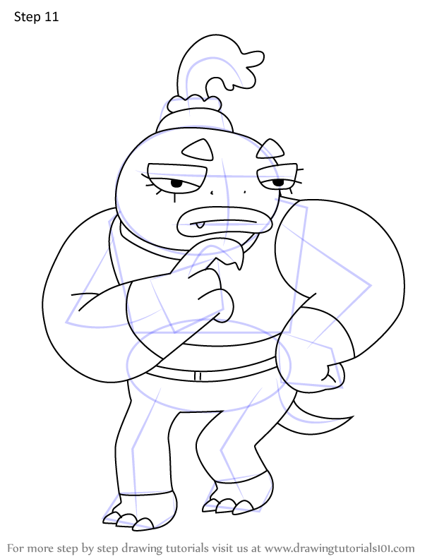 How to Draw Pink Turtle from OK K.O.! Let's Be Heroes (OK K.O.! Let's ...