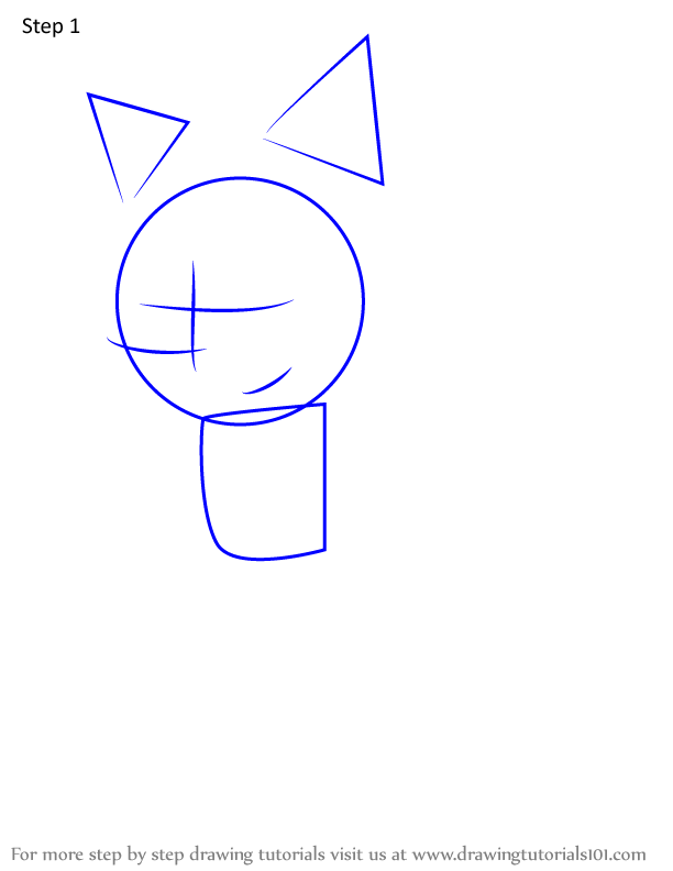 How To Draw Sonic Cartoon Cat