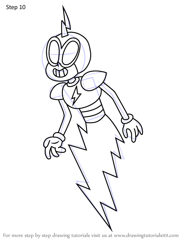 How to Draw Sparko from OK K.O.! Let's Be Heroes (OK K.O.! Let's Be ...