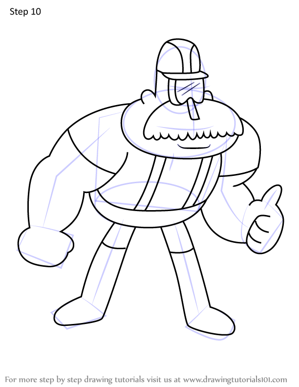 How to Draw Teamster from OK K.O.! Let's Be Heroes (OK K.O.! Let's Be ...