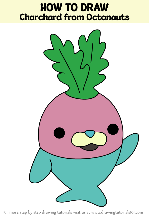 How to Draw Charchard from Octonauts (Octonauts) Step by Step ...