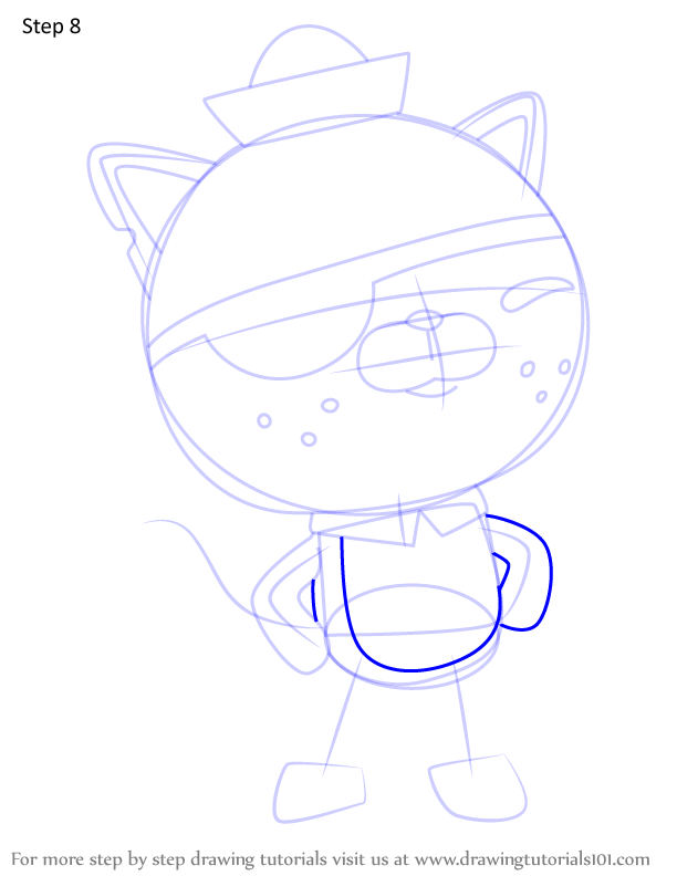 How to Draw Kwazii from Octonauts (Octonauts) Step by Step ...