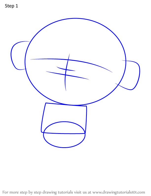 How to Draw Paani the Monkey from Octonauts (Octonauts) Step by Step ...