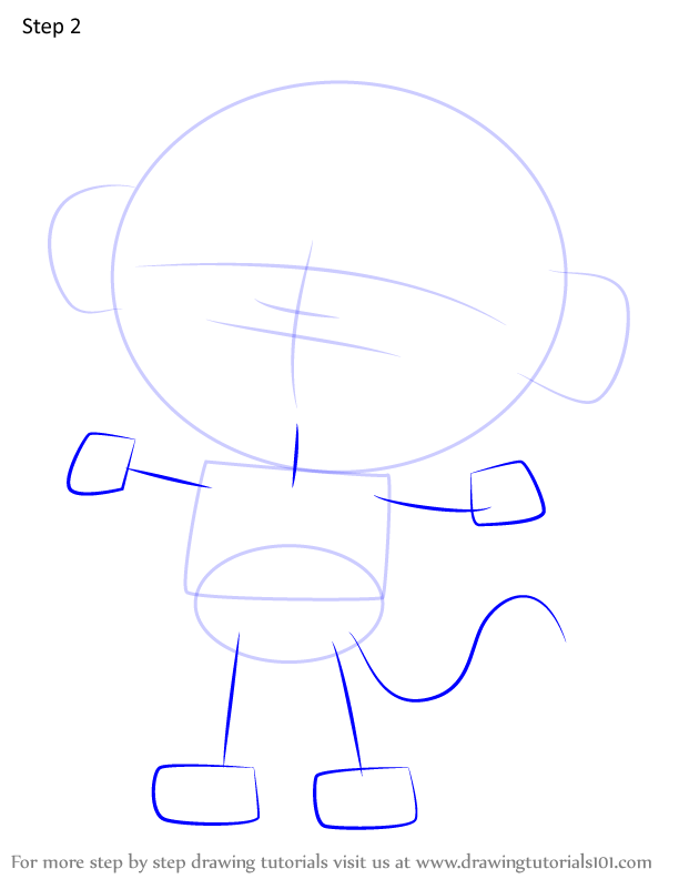 How to Draw Paani the Monkey from Octonauts (Octonauts) Step by Step ...