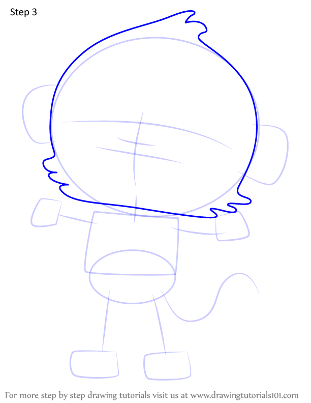 How to Draw Paani the Monkey from Octonauts (Octonauts) Step by Step ...