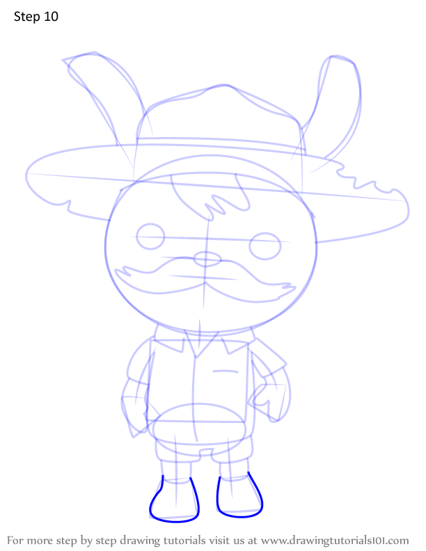 How to Draw Ranger Marsh from Octonauts (Octonauts) Step by Step ...