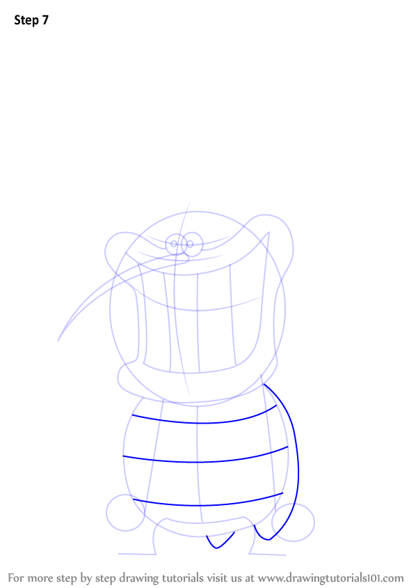 How to Draw Dee Dee from Oggy and the Cockroaches (Oggy and the ...