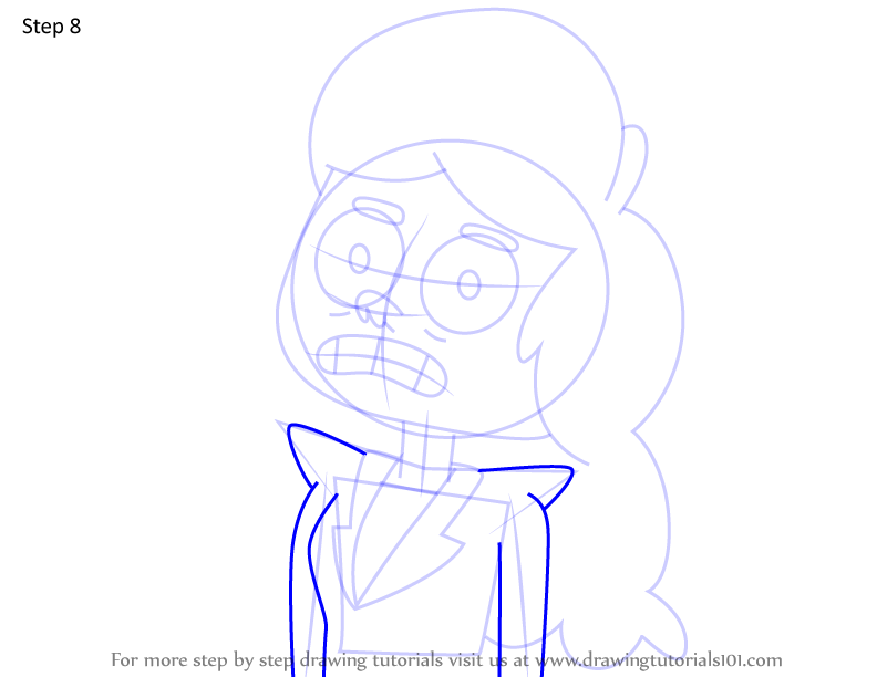 How to Draw Courtney Ollie from Ollie's Pack (Ollie's Pack) Step by ...