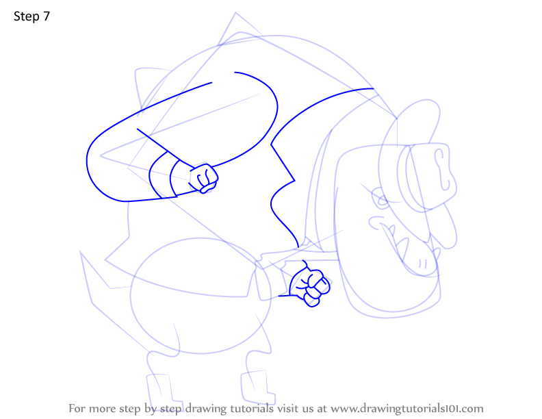 How to Draw Sheriff Grigglemore from Ollie's Pack (Ollie's Pack) Step ...