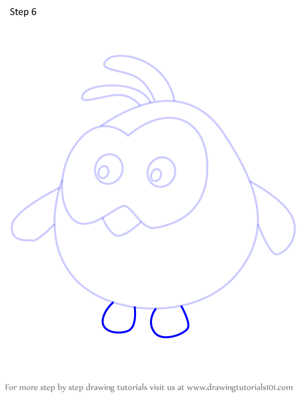 How to Draw Bird from Om Nom Stories (Om Nom Stories) Step by Step ...