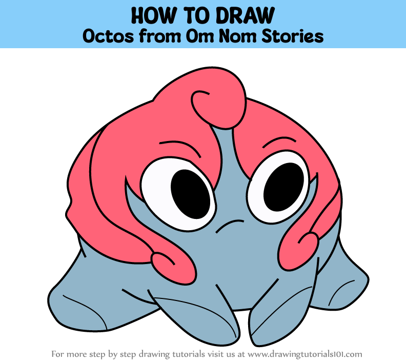 How to Draw Octos from Om Nom Stories (Om Nom Stories) Step by Step ...