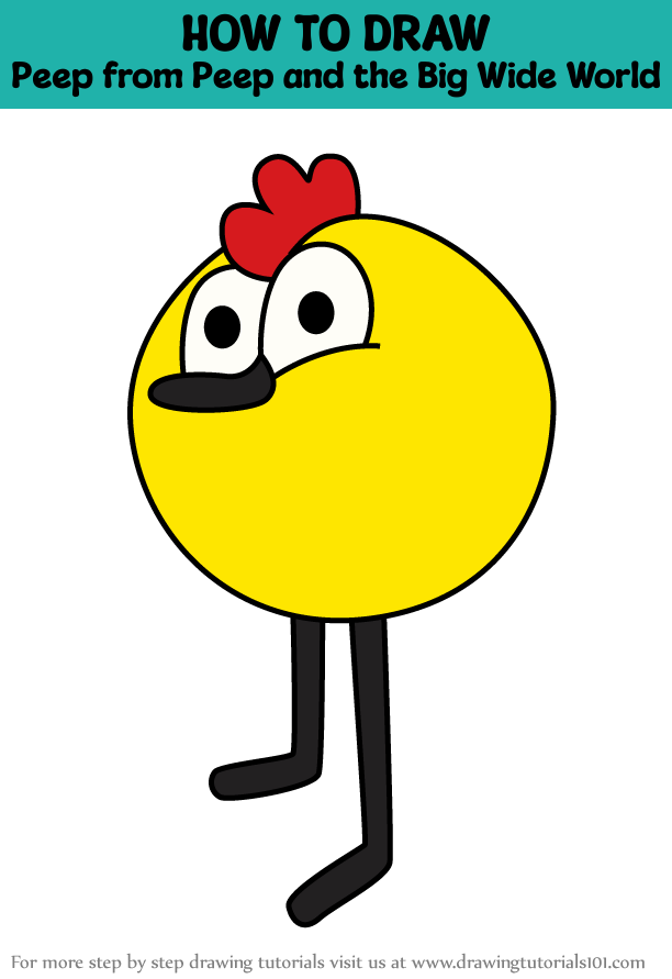 How to Draw Peep from Peep and the Big Wide World (Peep and the Big ...