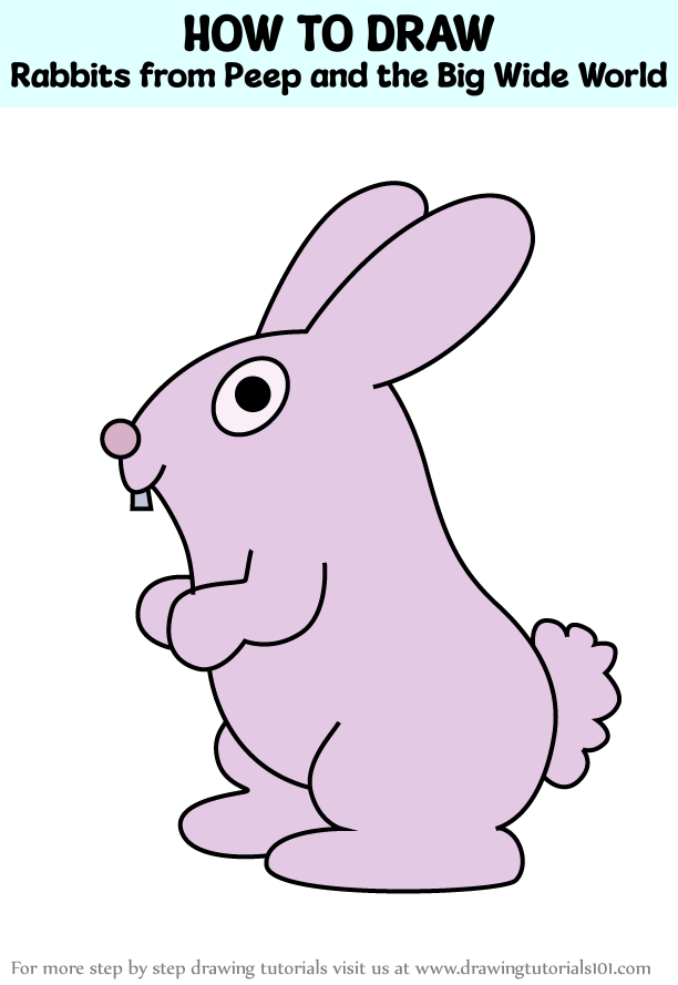 How to Draw Rabbits from Peep and the Big Wide World (Peep and the Big ...
