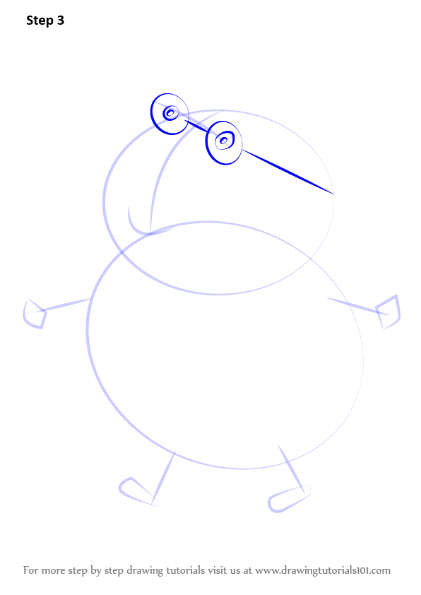 How to Draw Daddy Pig from Peppa Pig (Peppa Pig) Step by Step ...